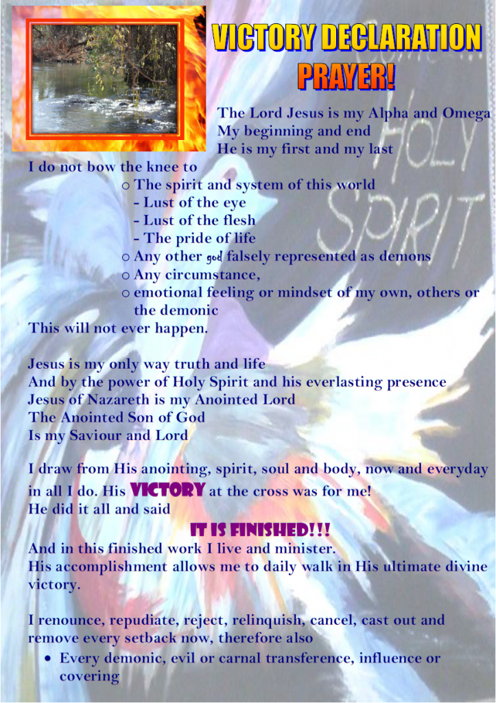 Victory declaration - River Of Life Church